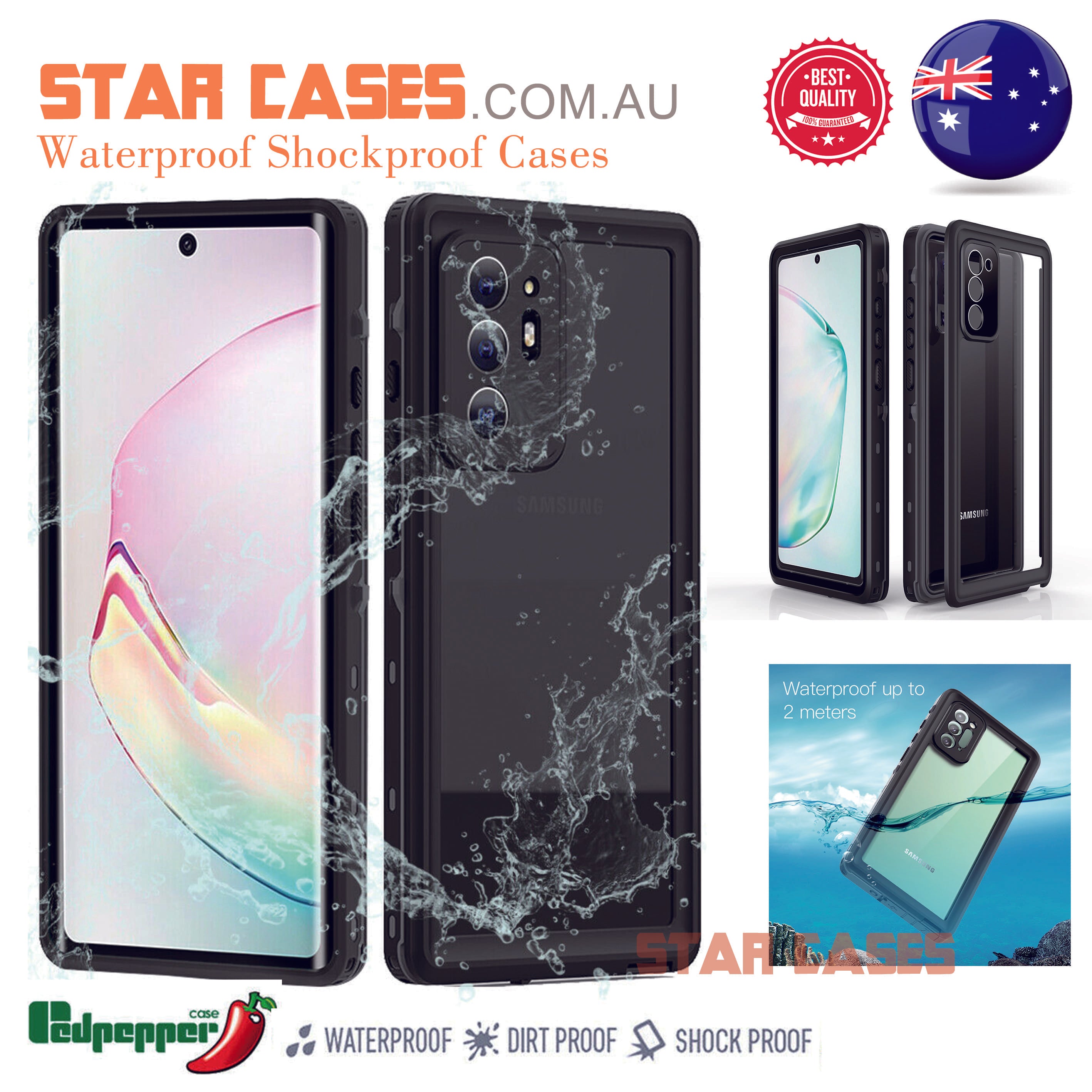 Samsung S25 Ultra Waterproof Shockproof Case – Star Cases