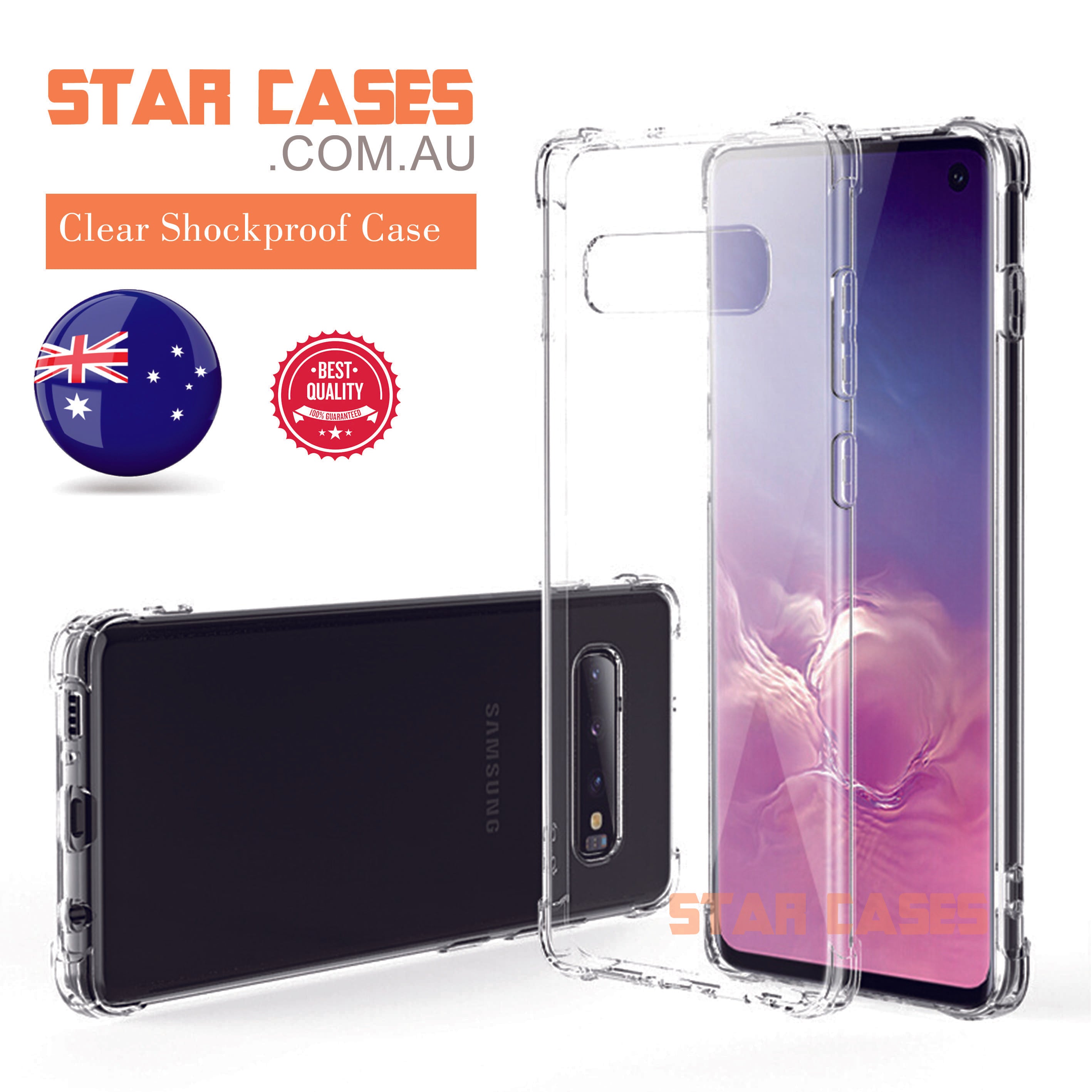 Samsung S10 Plus Clear Soft Bumper Case – Star Cases