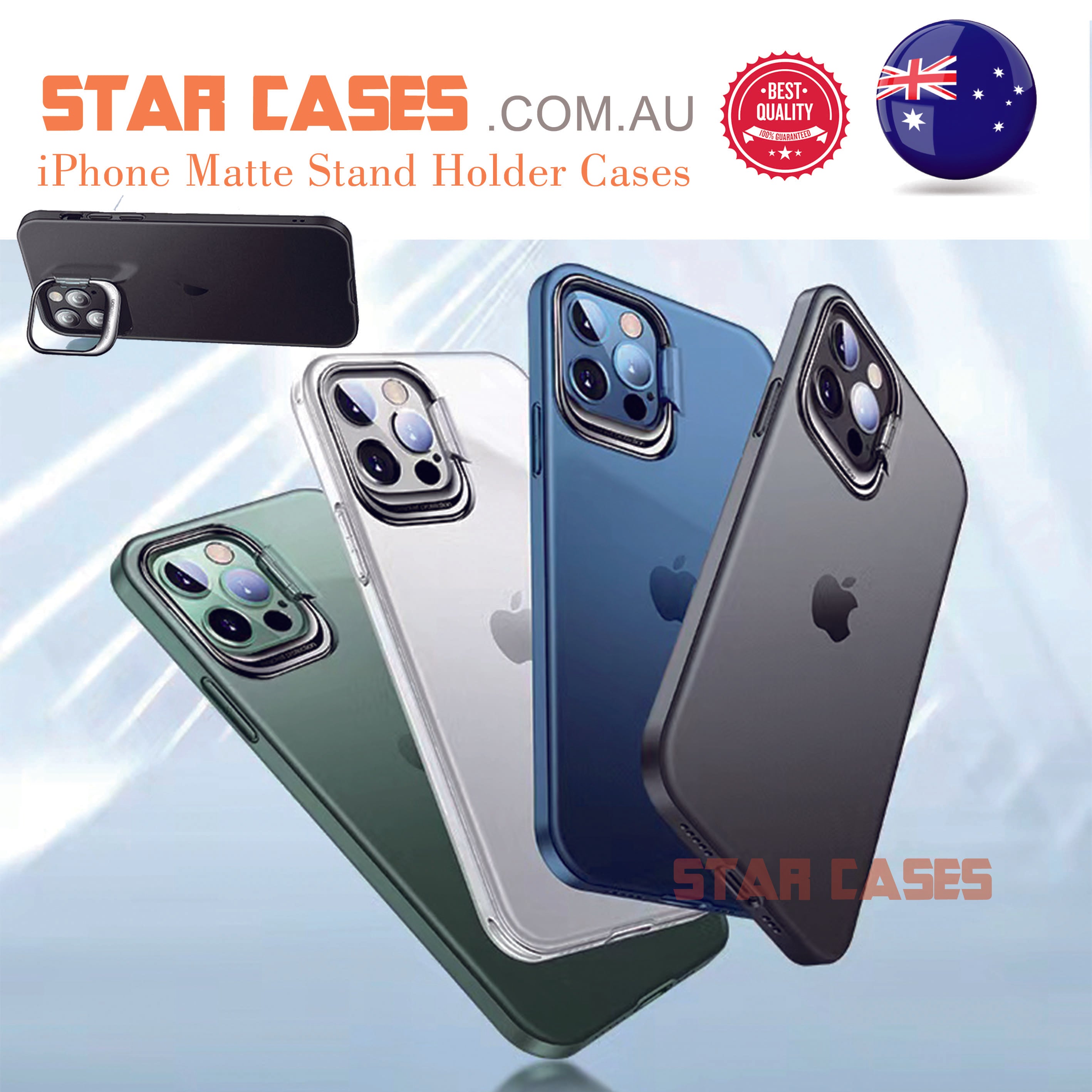 iPhone 13 Pro Max Matte Case with Stand – Star Cases