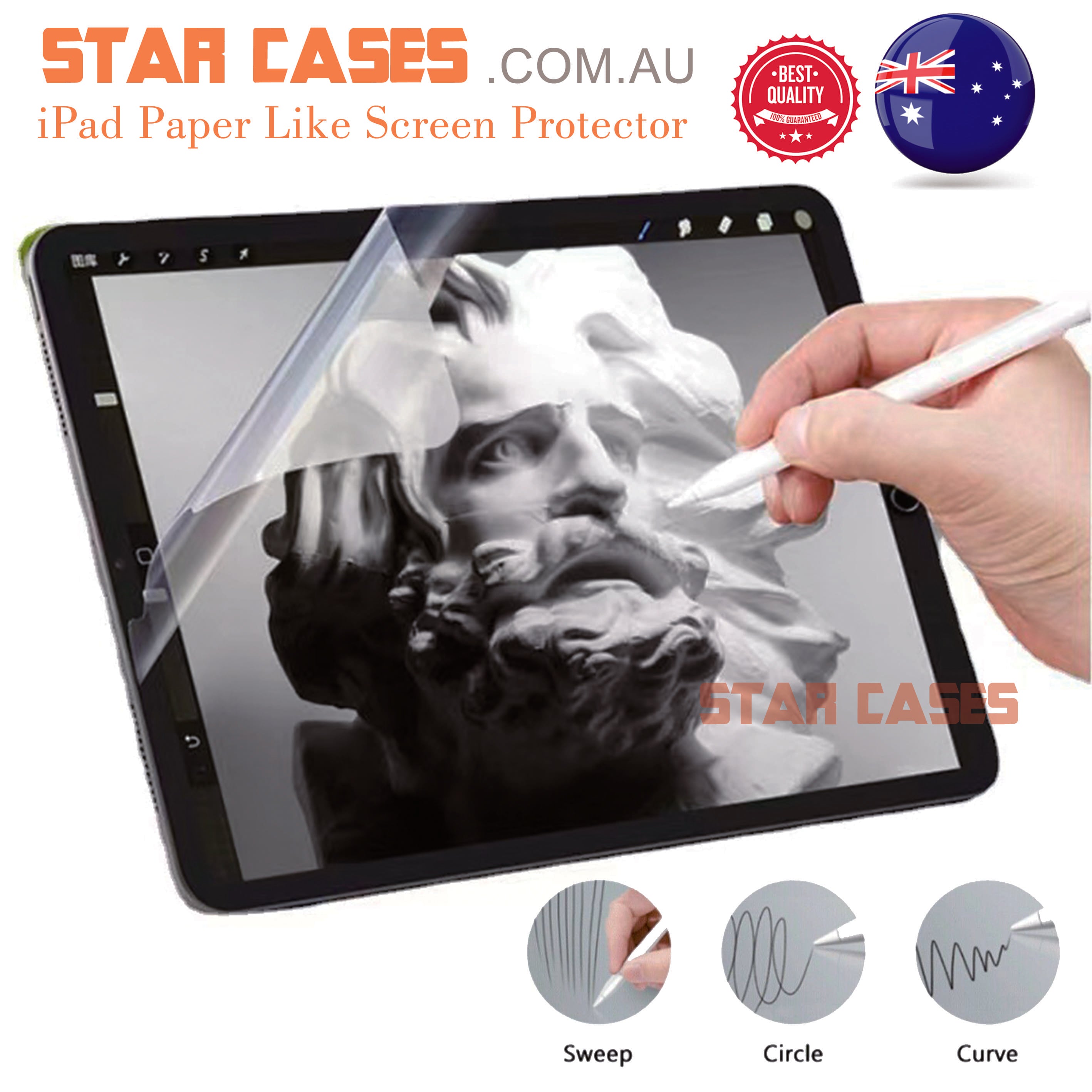 iPad Paper Like Screen Protector – Star Cases