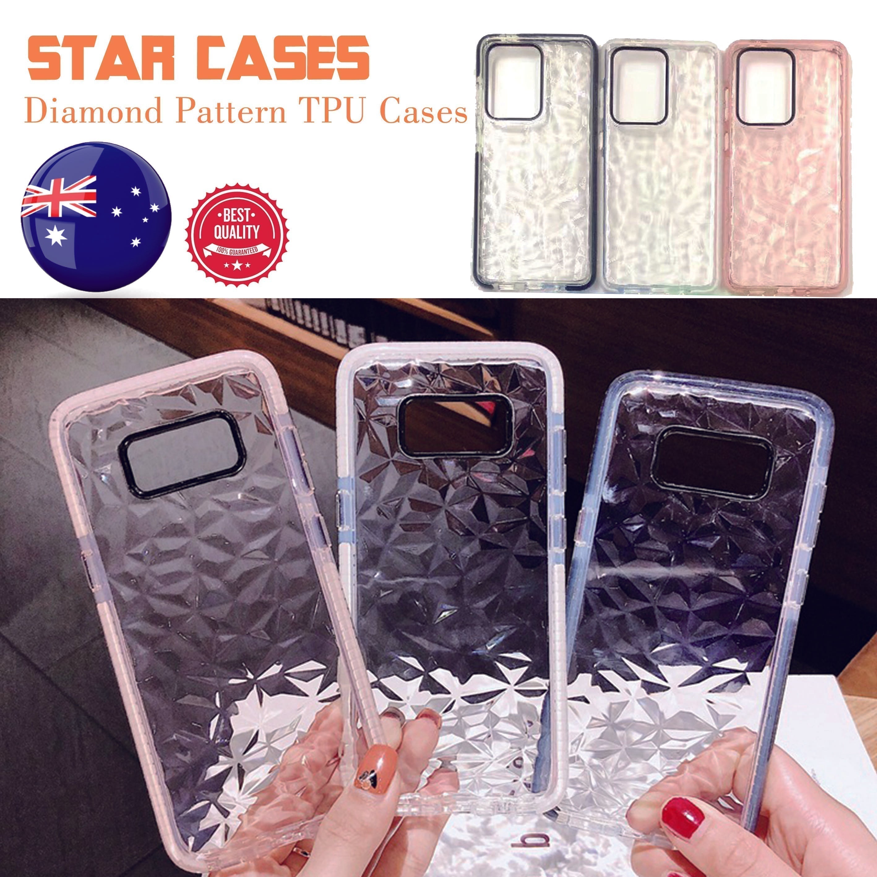 Samsung S22 Ultra Triangle Diamond Shockproof Case – Star Cases