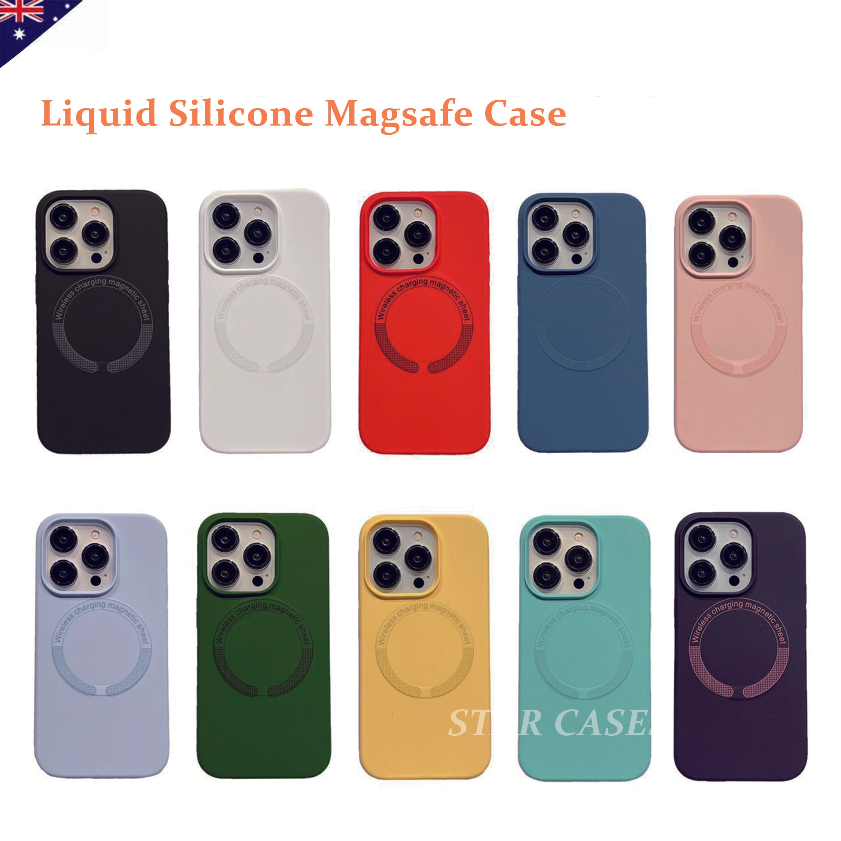 iPhone 14 ProMax Strong Magsefe Silicone Case – Star Cases