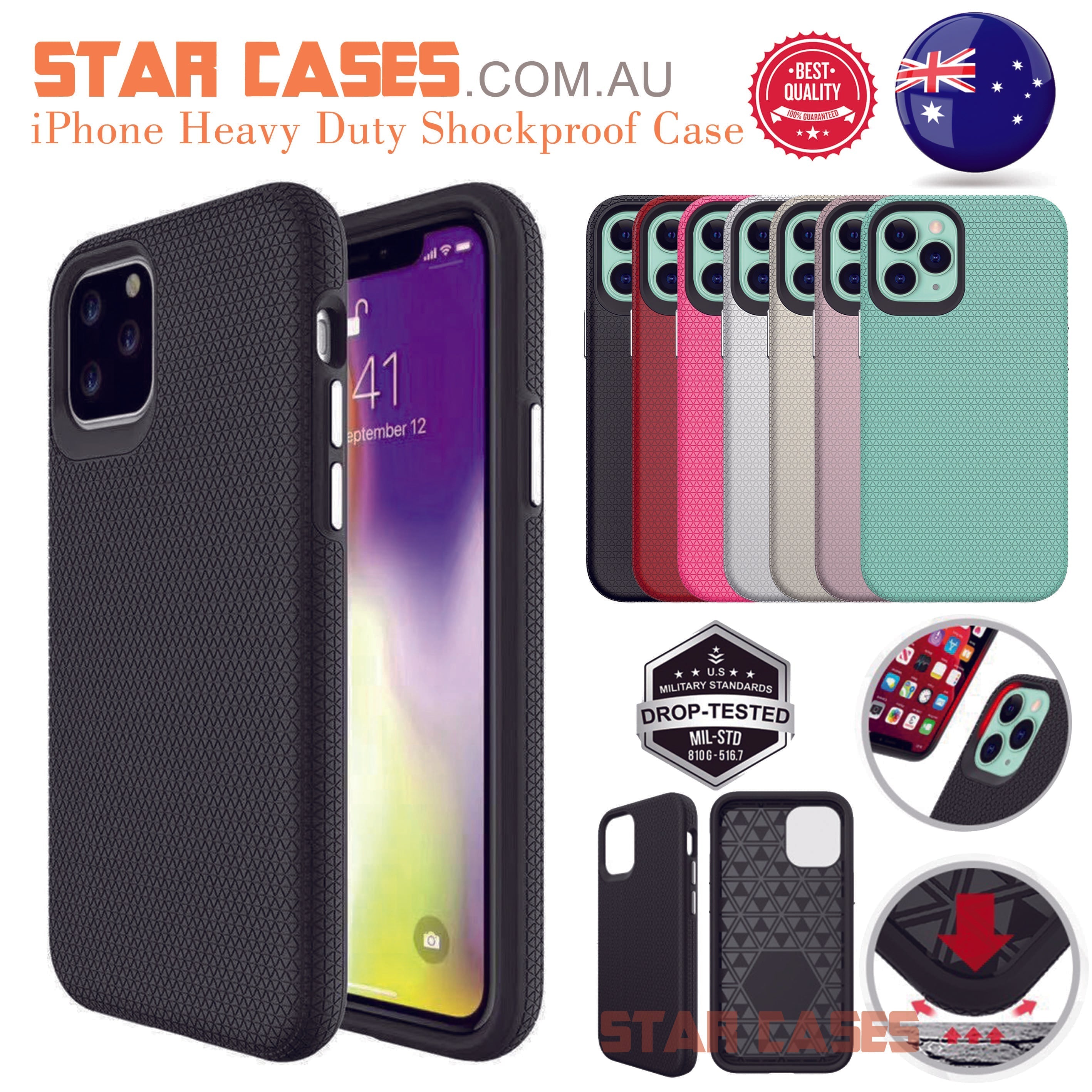 iPhone 11 ProMax Rhinos Rugged Shockproof Case – Star Cases