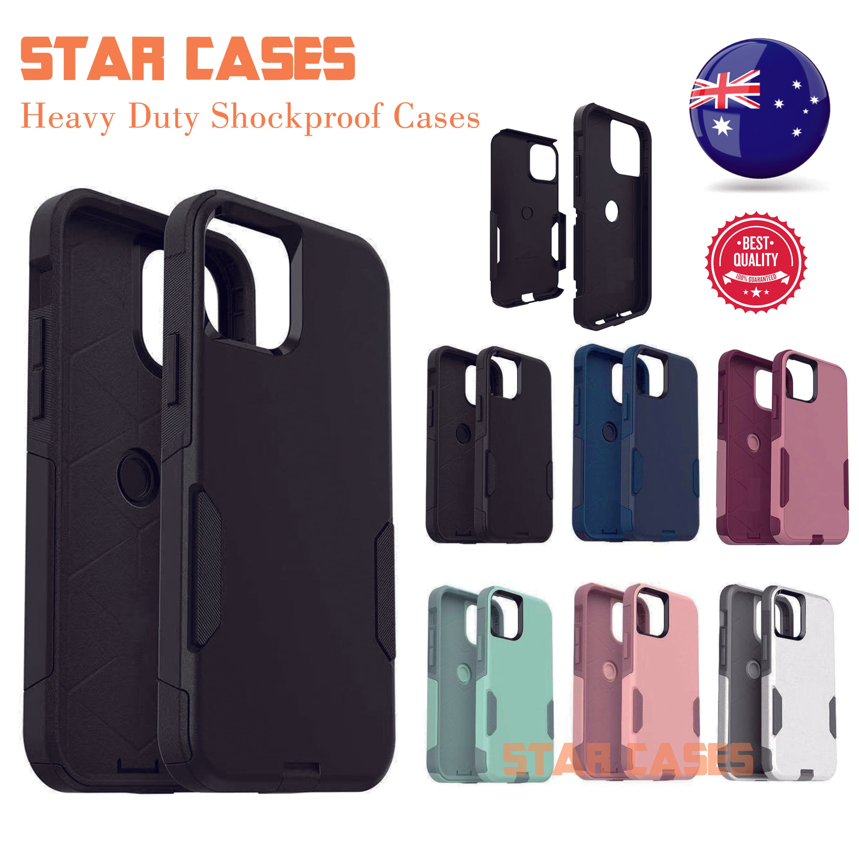iPhone 15 Commuter Heavy Duty Case – Star Cases