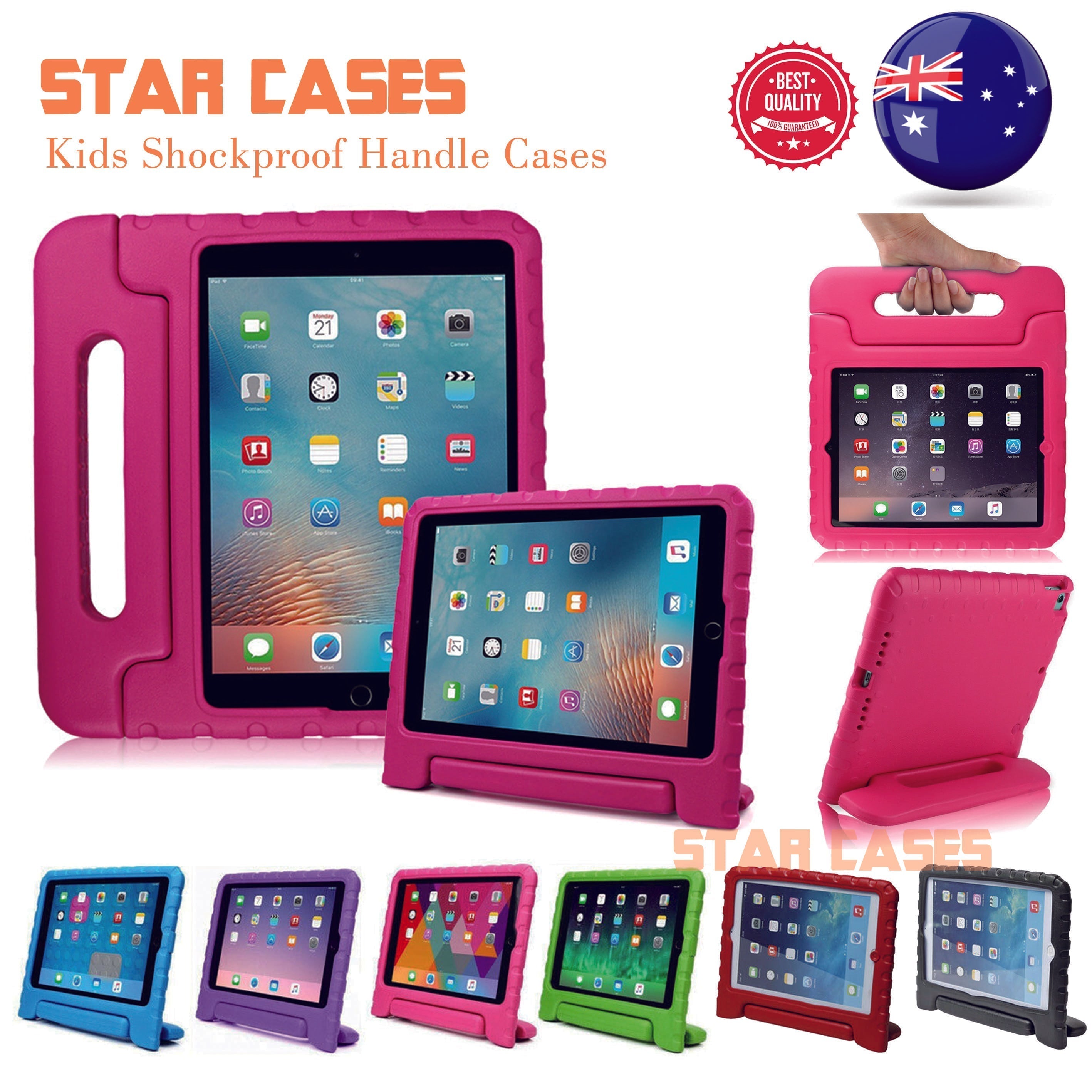 Samsung Tab A7 Lite T220/225 Tablet Kids Flip Handle Stand Case – Star ...