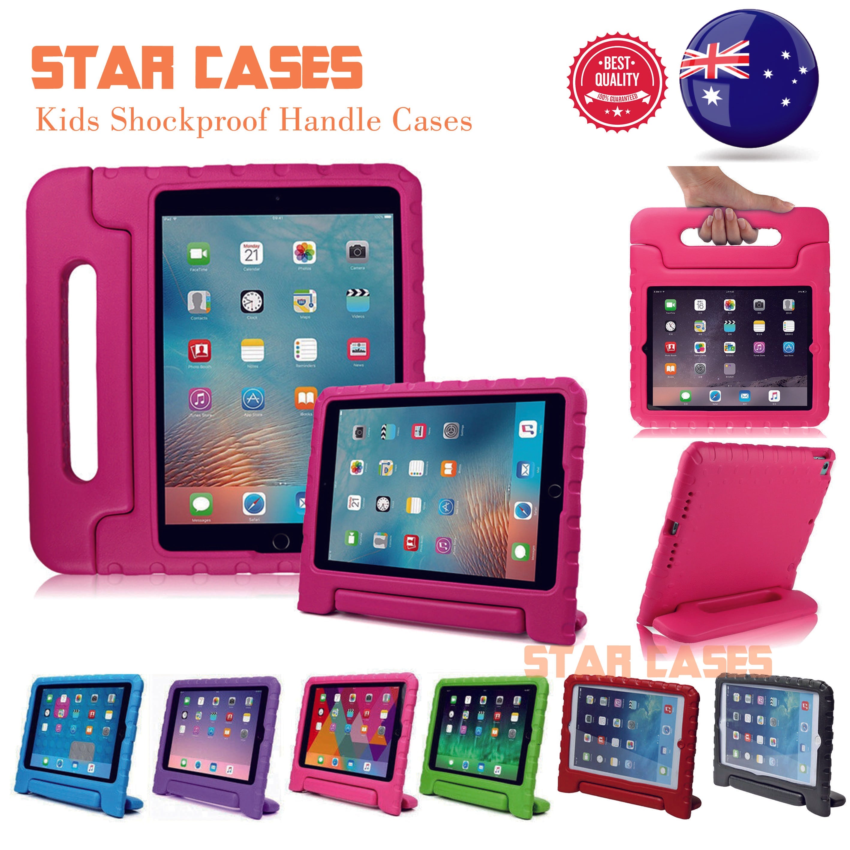iPad mini 6 Kids Handle Stand Case – Star Cases