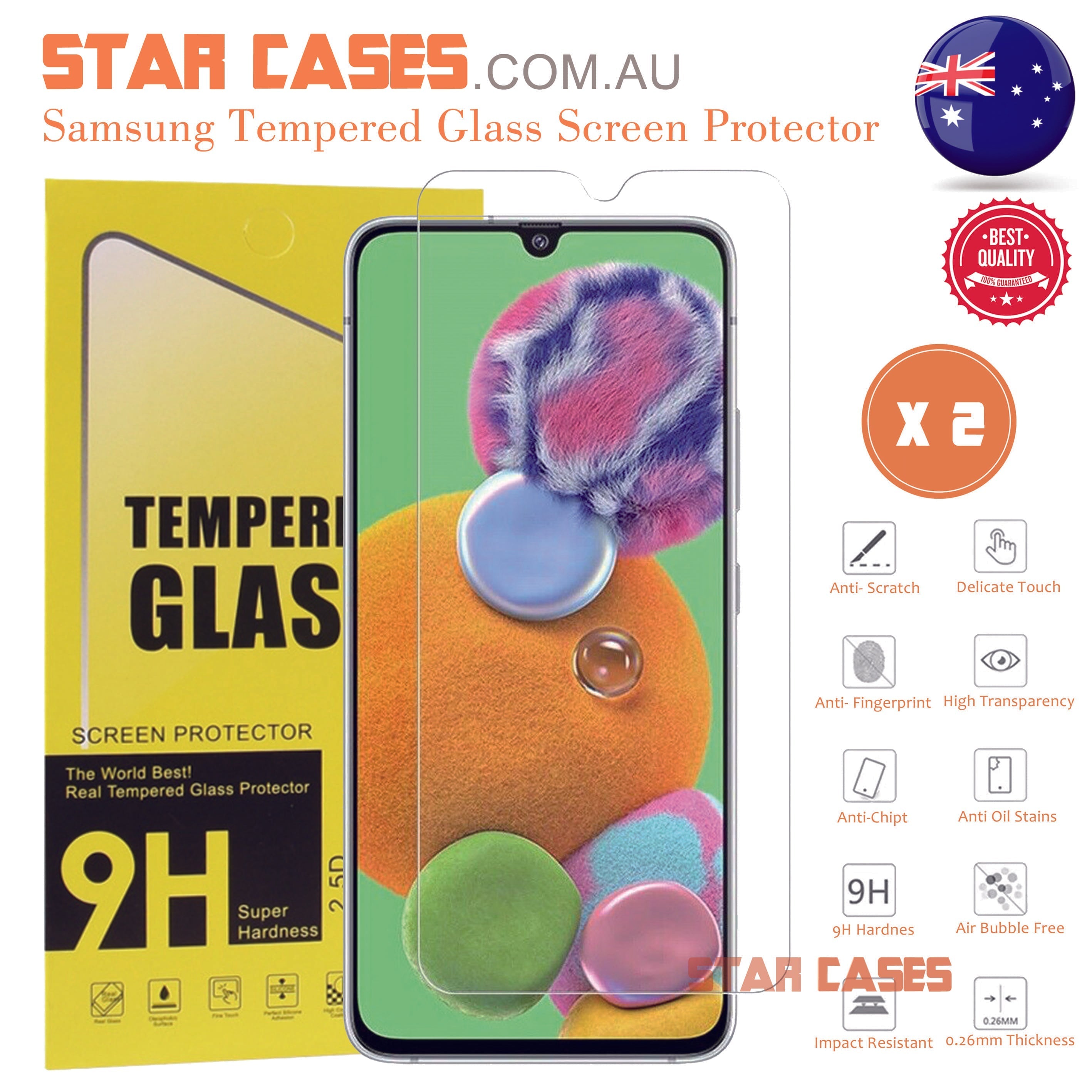 Samsung S Series Front Tempered Glass Screen Protector – Star Cases