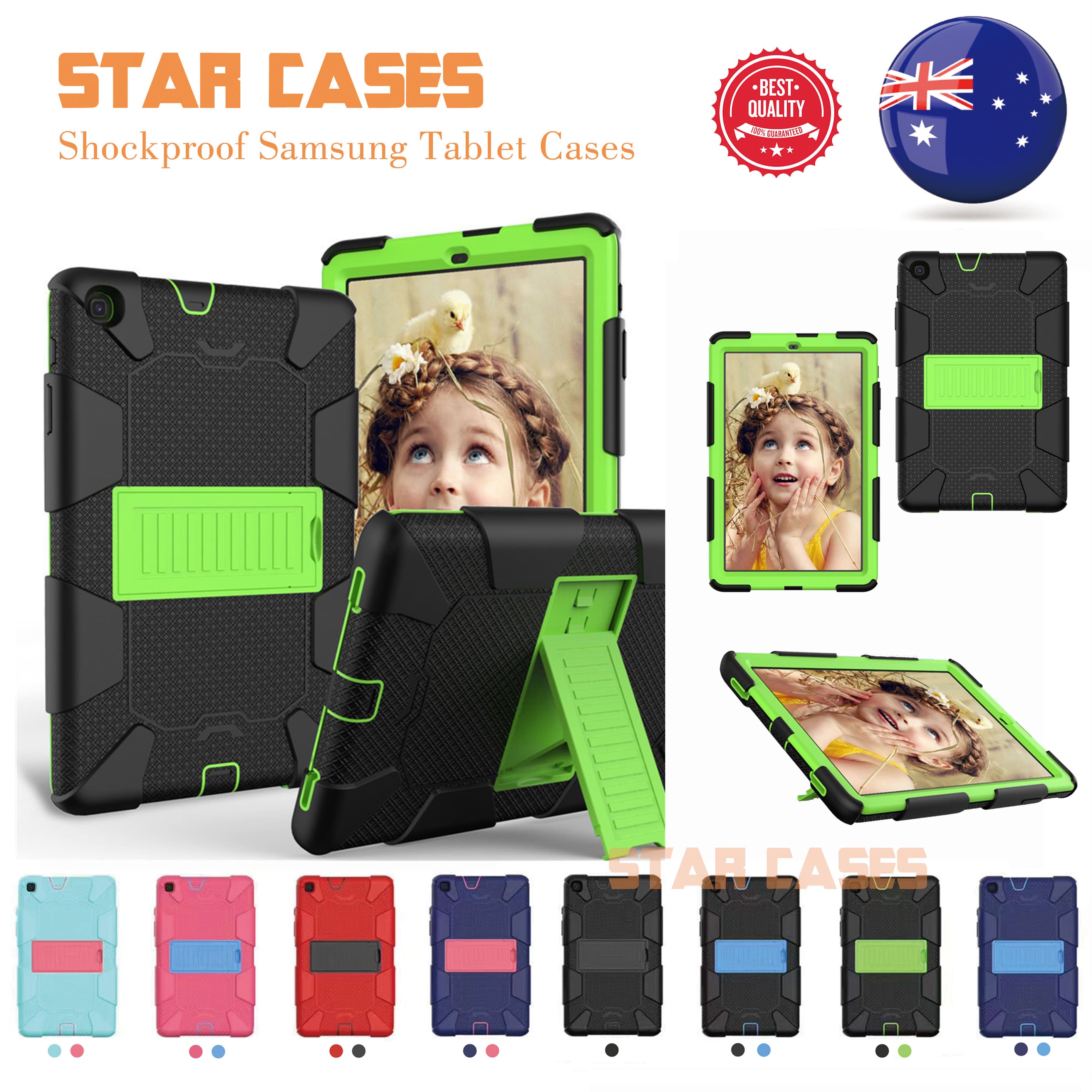 Samsung Tab A290/A295 Tablet Kids Heavy Duty Stand Case – Star Cases