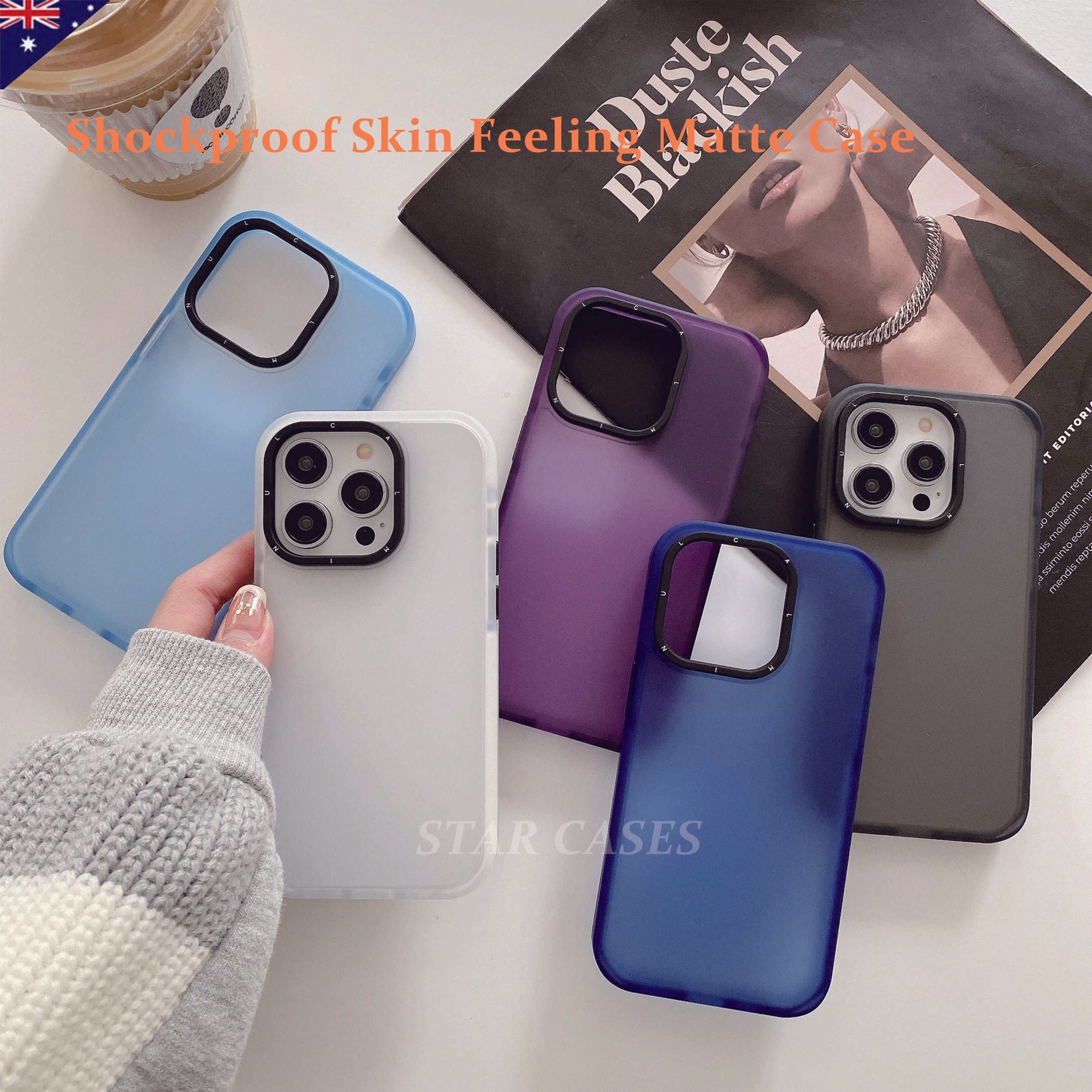 iPhone 14 ProMax Skin Feeling Matte Case – Star Cases