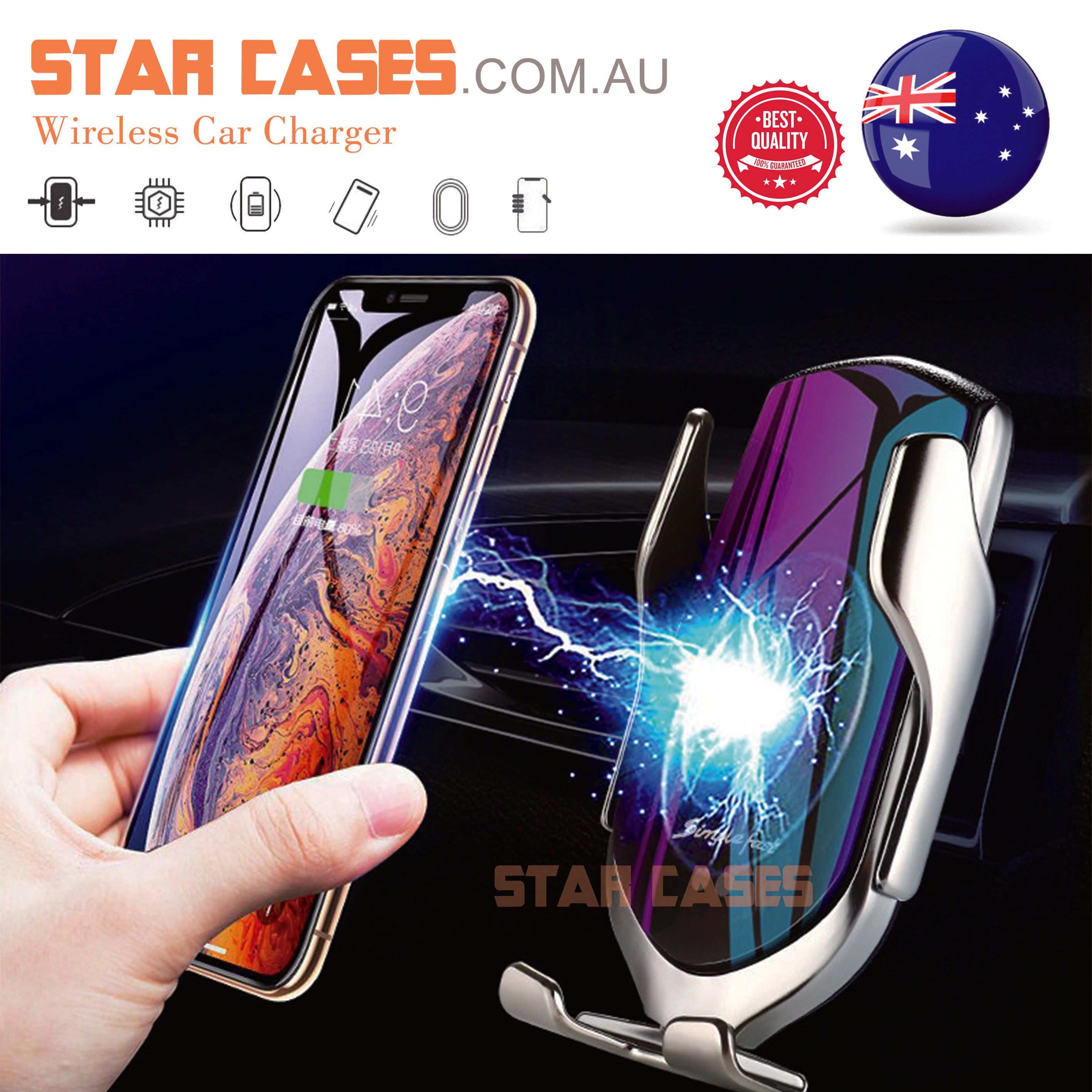 Universal Wireless Portable Car Holder Mount Stand Air Vent – Star Cases
