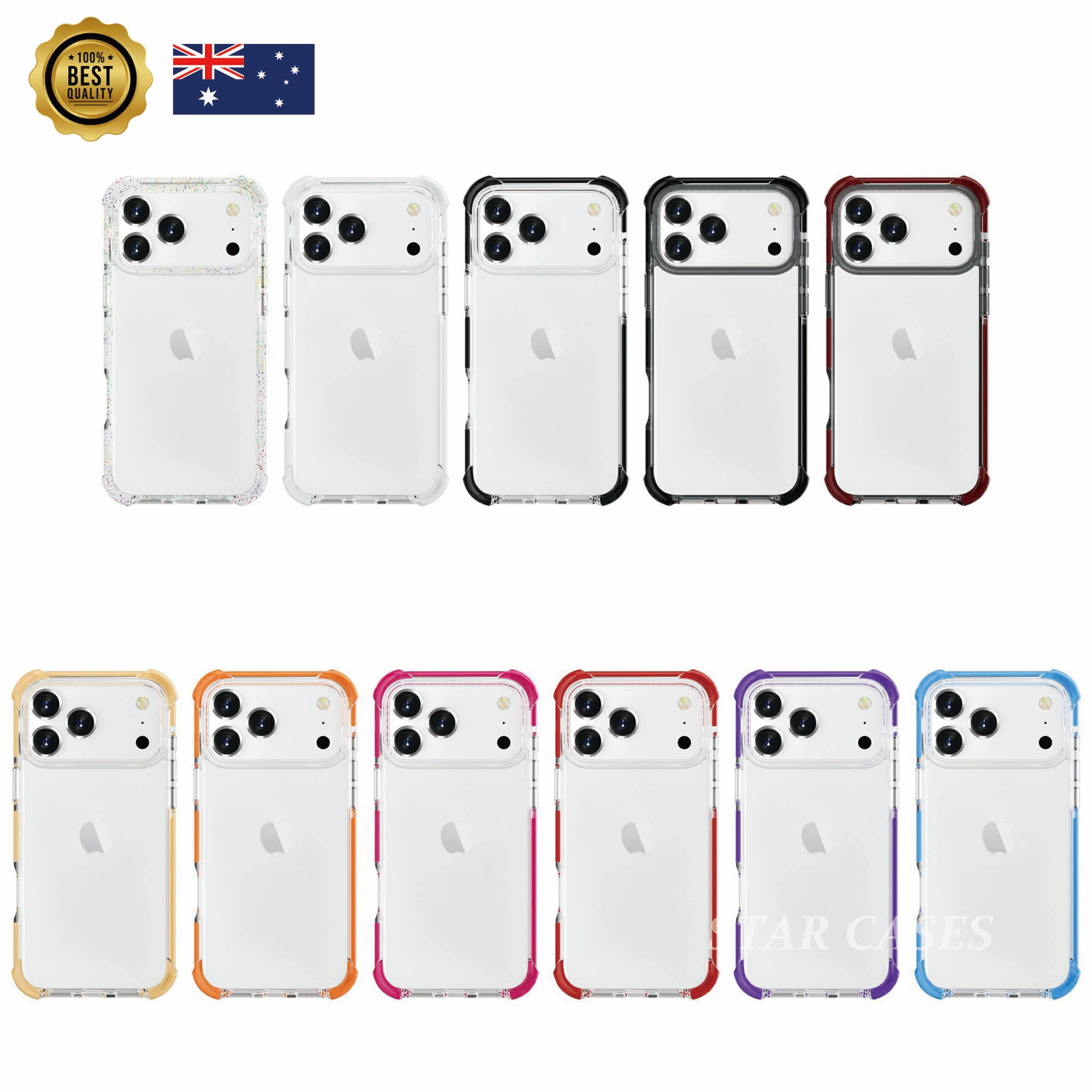 iPhone 17 Pro Anti-Shock Bumper Protect Case – Star Cases