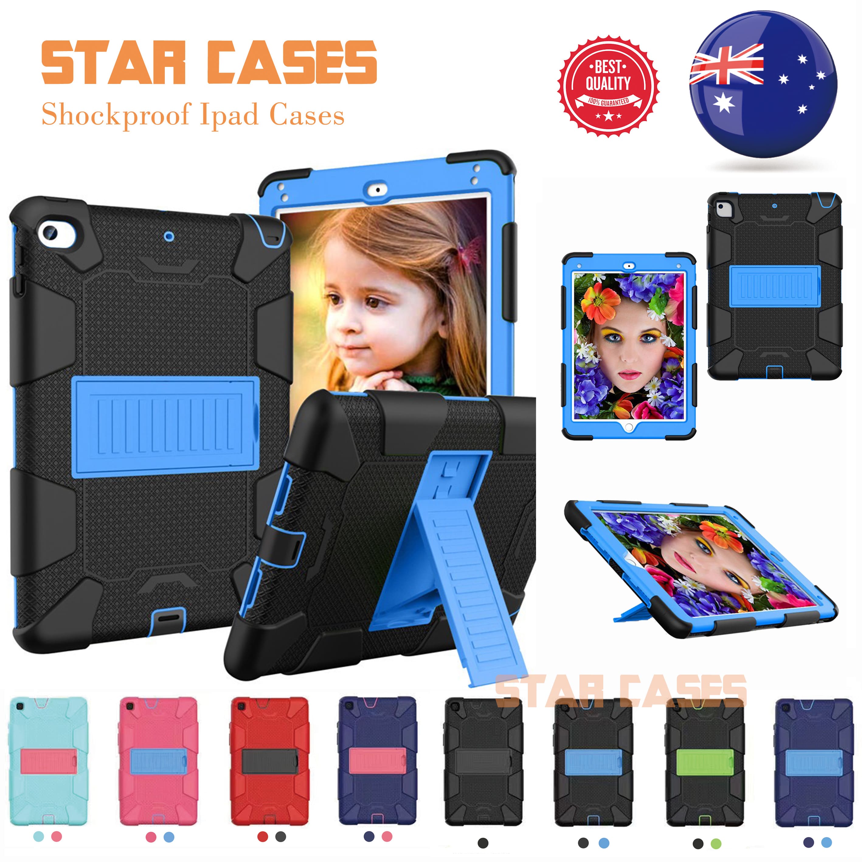 iPad Pro11 2018/2020/2021 Kids Heavy Duty Stand Case – Star Cases