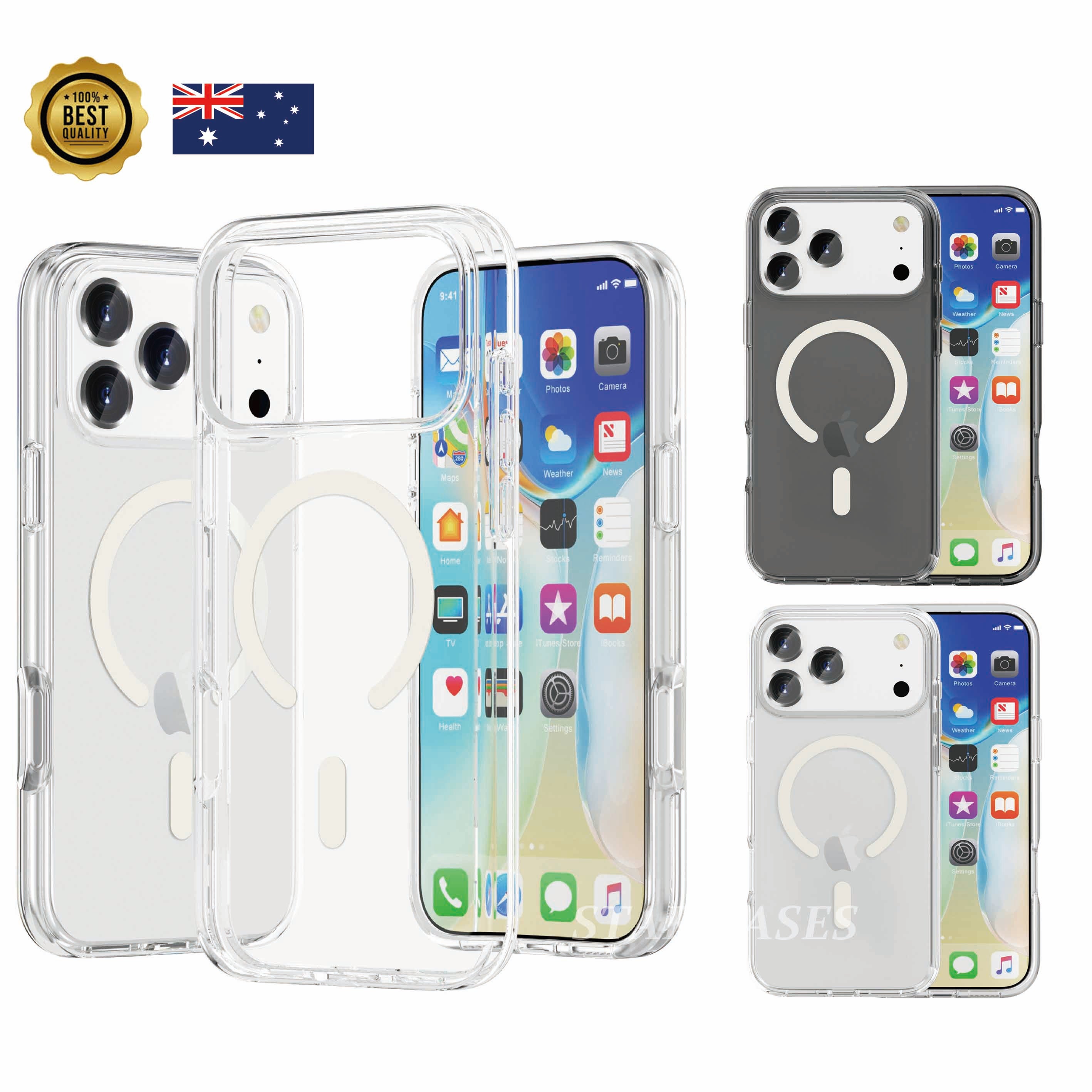 iPhone 17 Pro Max Terminator Magsafe Hard Clear Case – Star Cases
