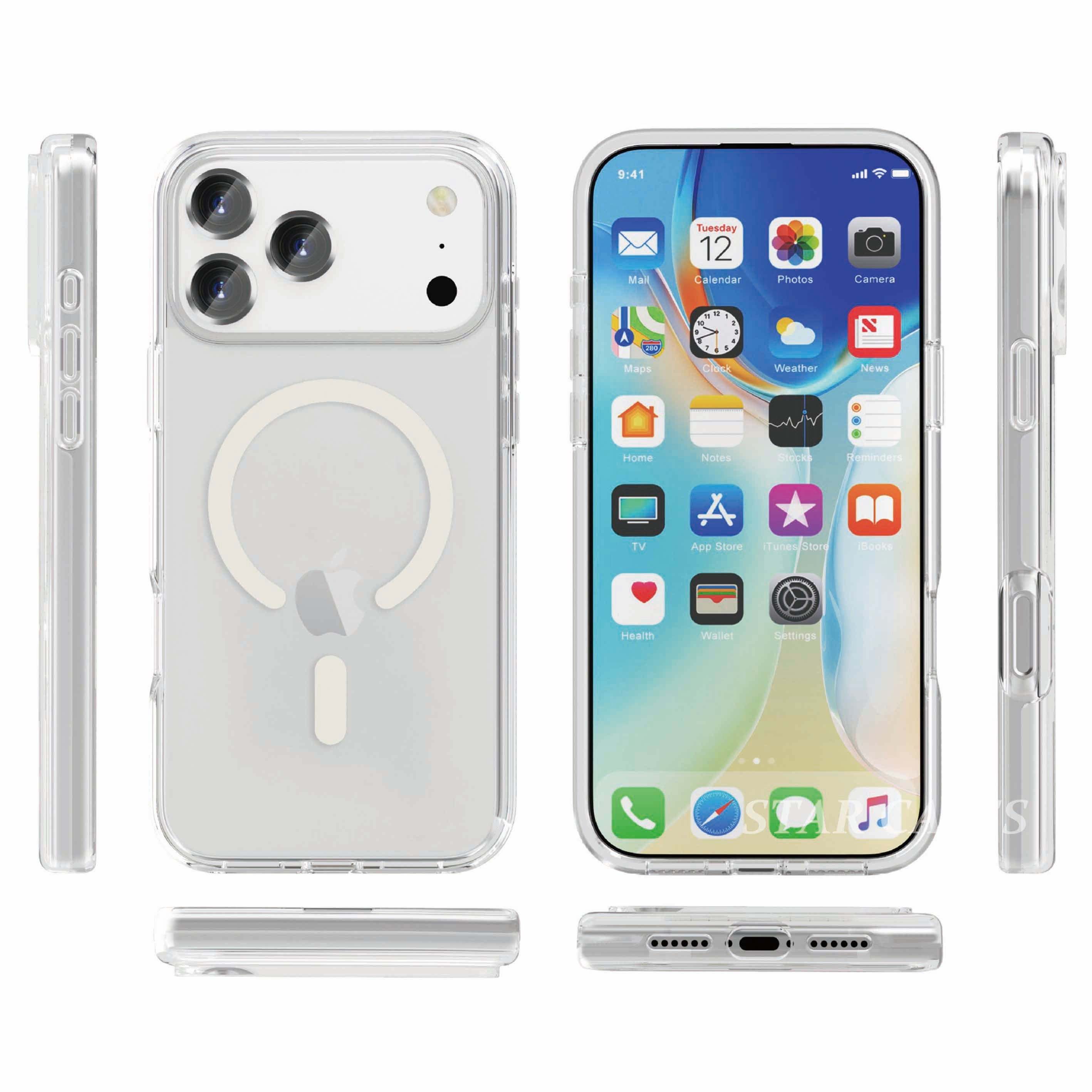 iPhone 17 Pro Terminator Magsafe Hard Clear Case – Star Cases